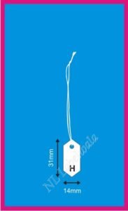 Coloured String Tags and Price Tags with Strings | Jewellery String Tags
